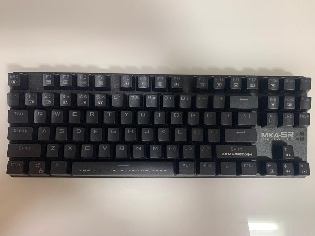 Armageddon Keyboard MKA-5R RGB FALCON, Computers & Tech, Parts ...