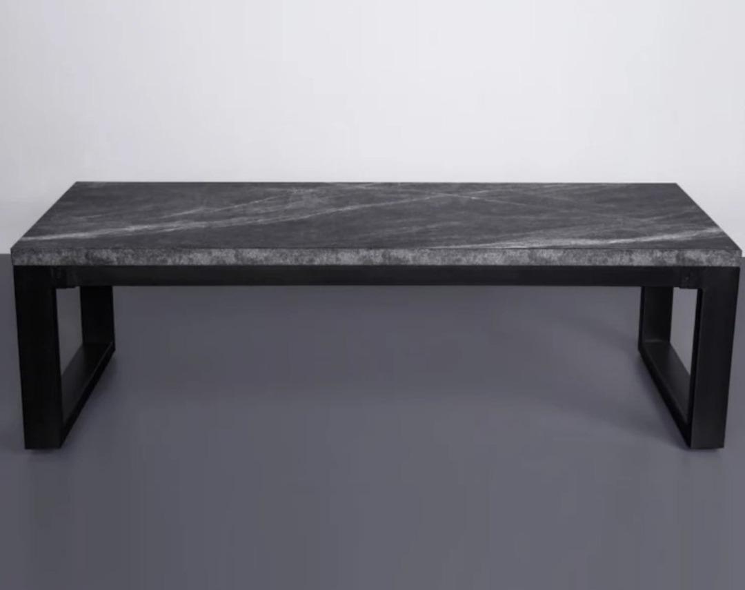 ASPEN Black Mica Rock Dining Table Conference Table Visit Factory ...