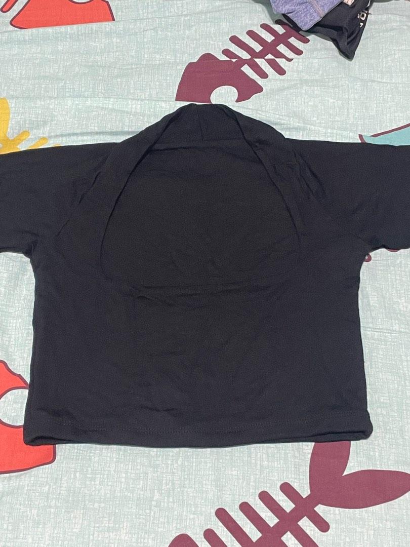 Atipa Black ER crop, Women's Fashion, Tops, Blouses on Carousell