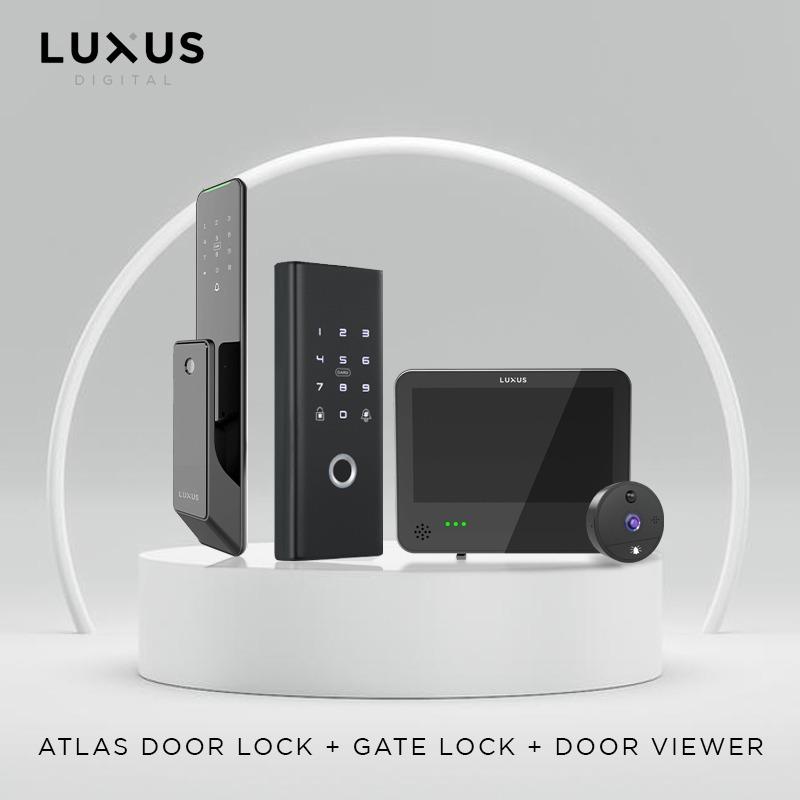 ATLAS Door Lock + DG2 Gate Lock + DV2 Door Viewer, Furniture & Home ...