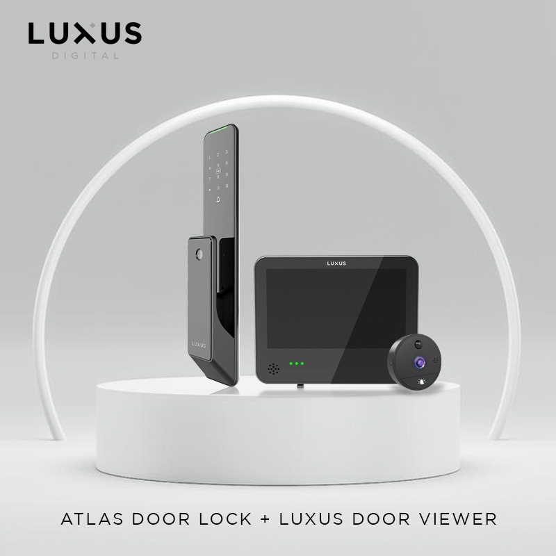 ATLAS Door Lock + DV2 Door Viewer, Furniture & Home Living, Security ...