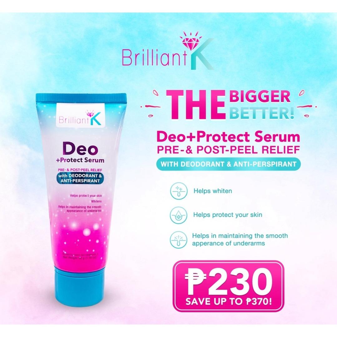 Authentic Brilliant Skin Deo + Protect Underarm Deodorant and Anti ...