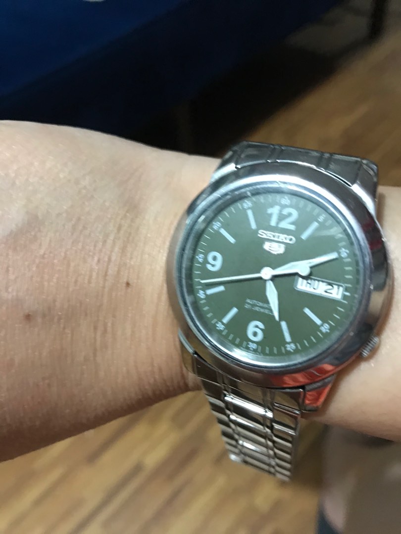 Authentic Seiko 5 Automatic Mens Watch 21 Jewels, Men's Fashion ...