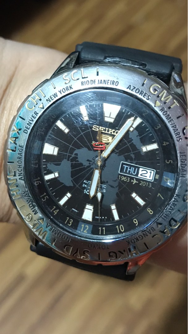 Authentic Seiko 5 Sports Automatic Mens Watch 24 Jewels, Men's Fashion ...
