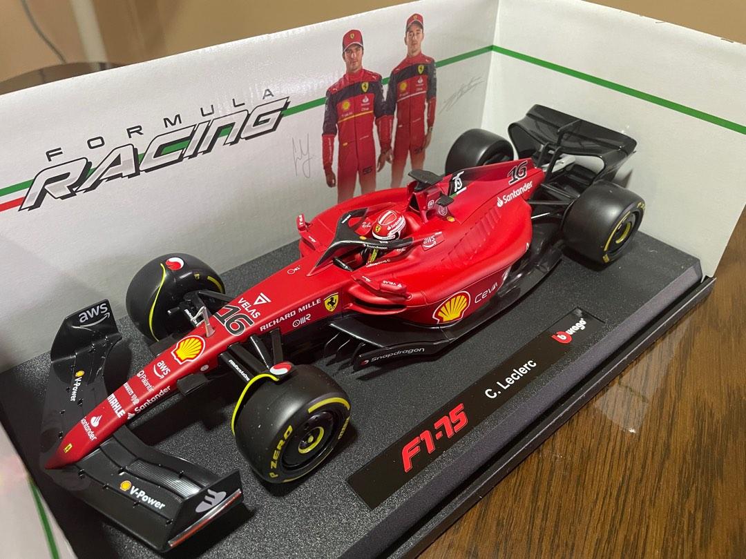 Bburago 1/18 Ferrari F1-75, Hobbies & Toys, Toys & Games on Carousell