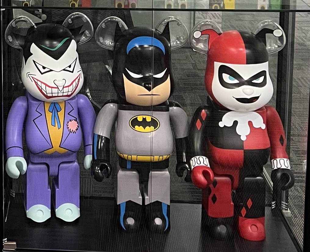Bearbrick Batman, Joker & Harley Quinn Animated 1000% Set Be@rbrick ...