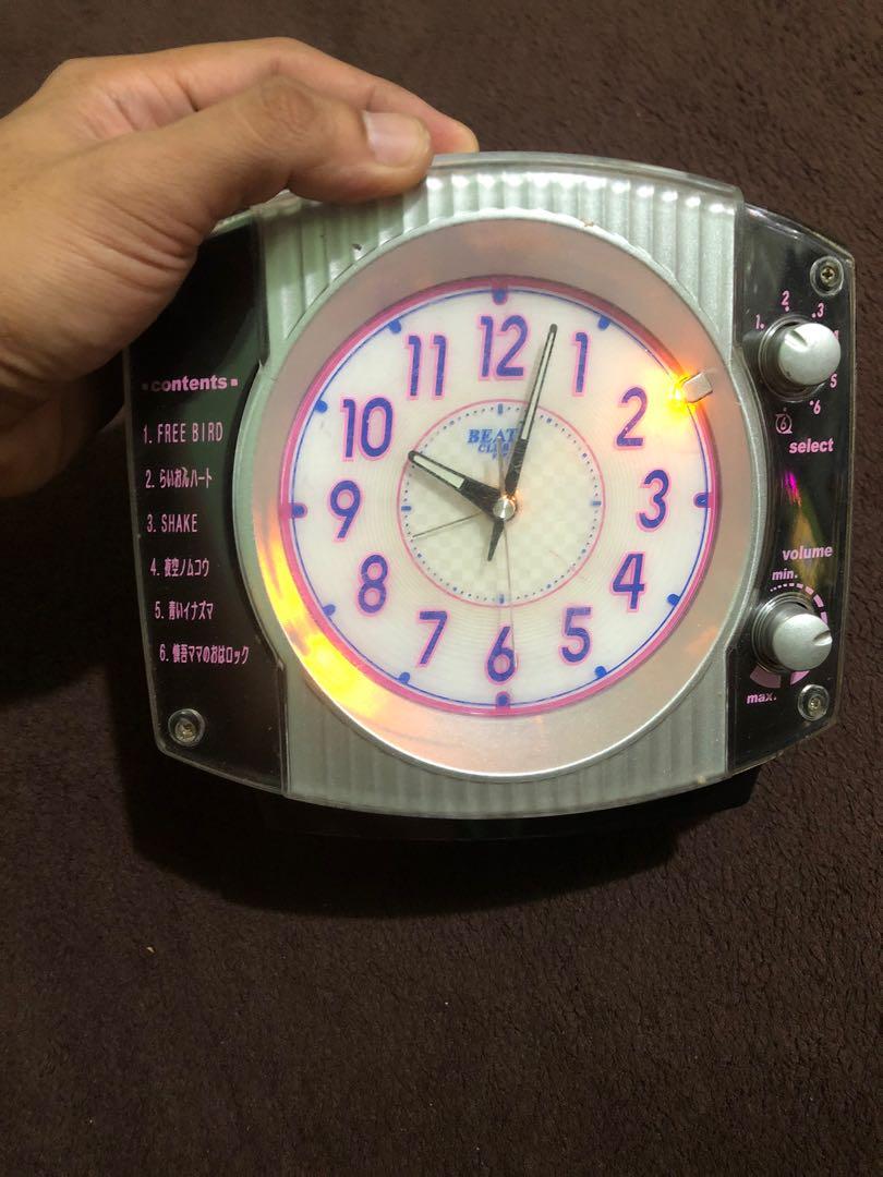 Beat J club music desk clock, Furniture & Home Living, Home Decor ...