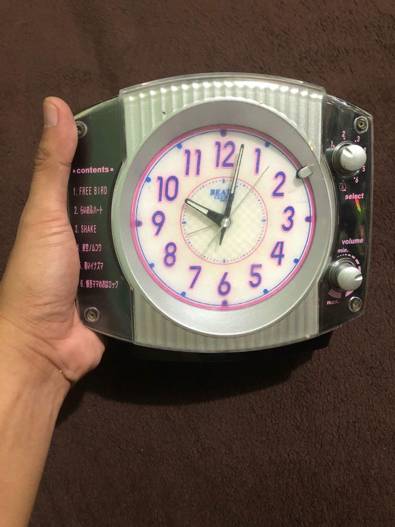 Beat J club music desk clock, Furniture & Home Living, Home Decor ...