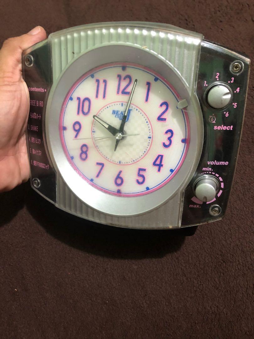Beat J club music desk clock, Furniture & Home Living, Home Decor ...