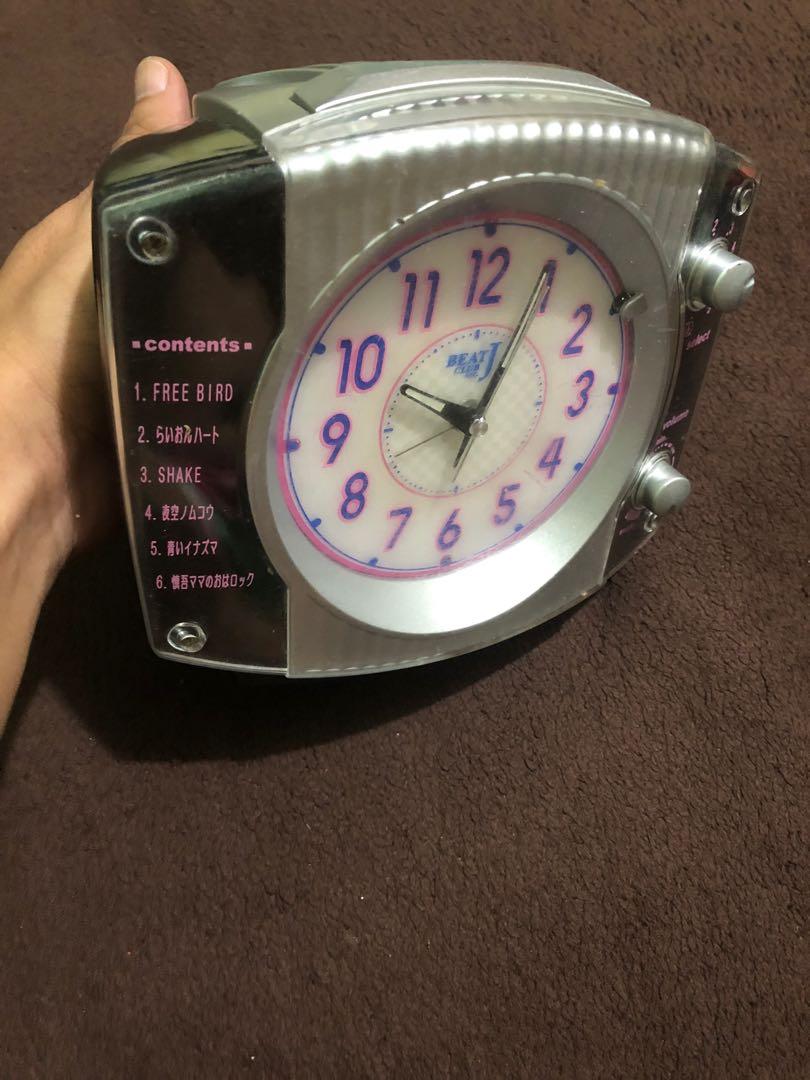 Beat J club music desk clock, Furniture & Home Living, Home Decor ...