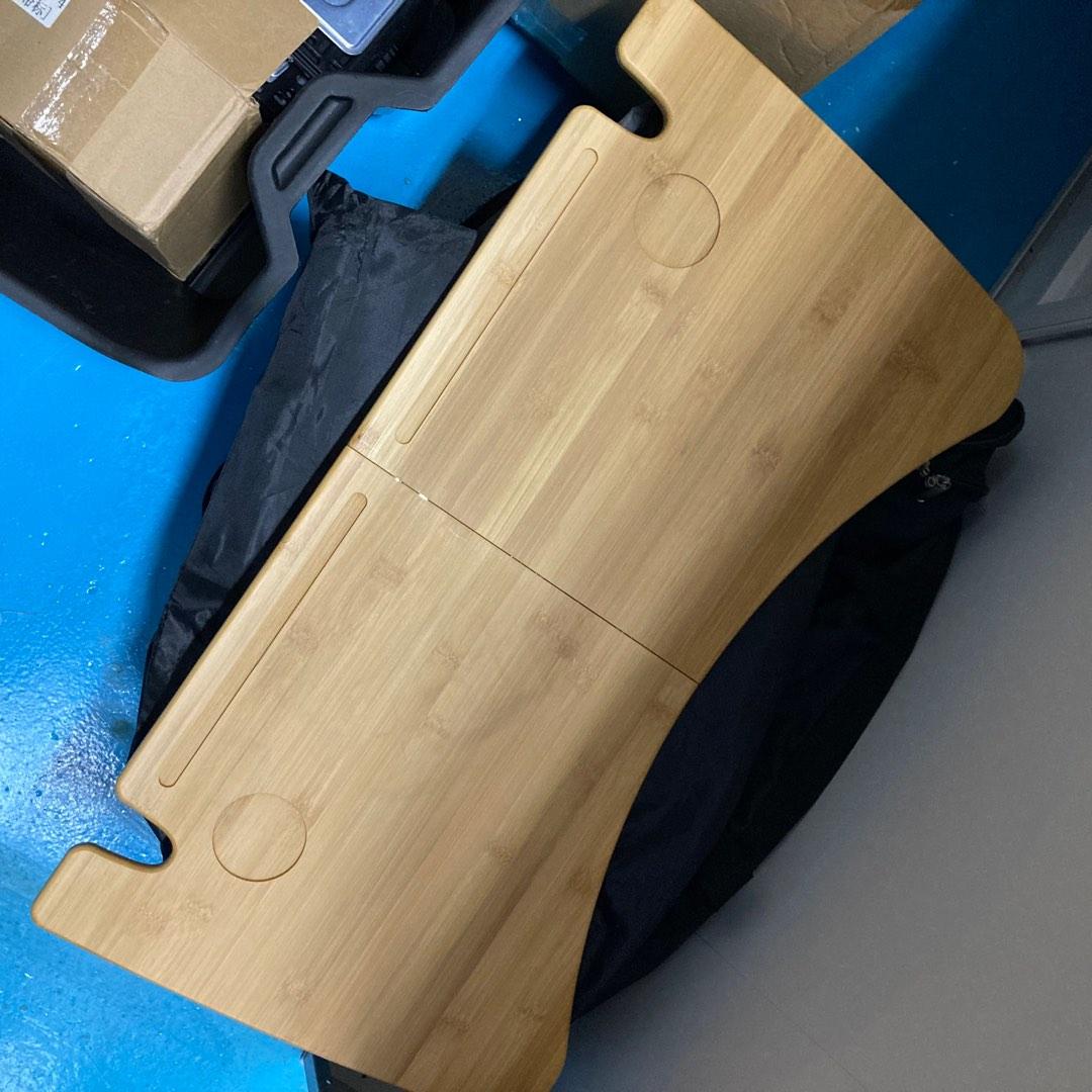 BRANDNEW TESLA MODEL 3 / Y foldable wooden table laptop tray, Car ...