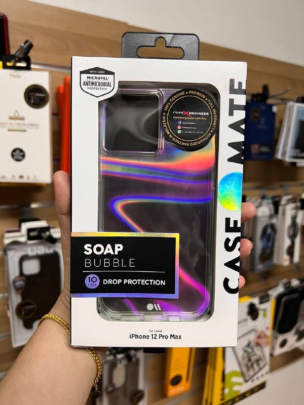 Case Mate Soap Bubble with MicroPel for iPhone 12 Pro Max 5G 6.7 ...