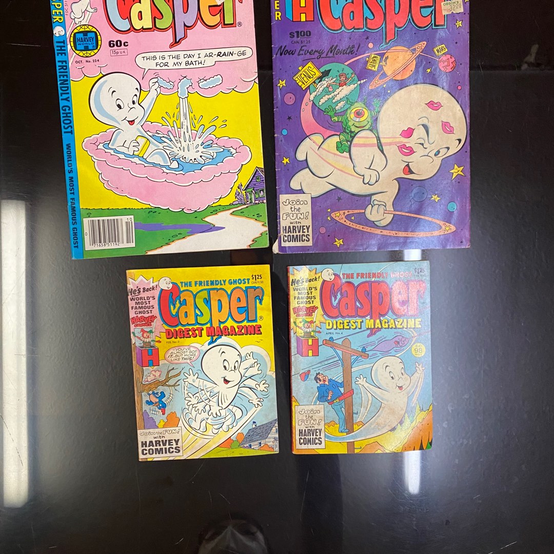 Casper the Friendly Ghost comic Set (vintage), Hobbies & Toys, Books ...
