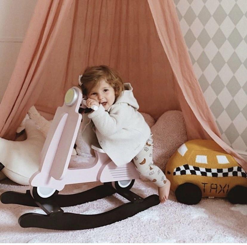 Childhome Wood Rocking Vespa Scooter, Babies & Kids, Infant Playtime on ...