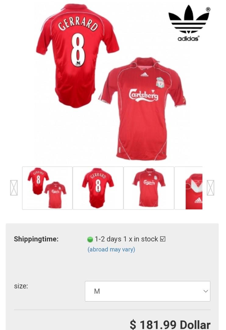 CLASSIC ADIDAS LIVERPOOL F.C 2006-08 HOME KIT | #8 Steven Gerrard ...