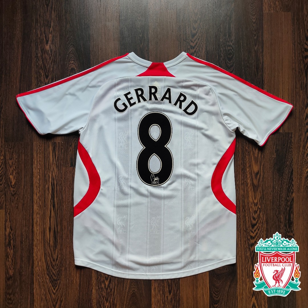 CLASSIC ADIDAS LIVERPOOL F.C 2007-08 AWAY KIT | #8 Steven Gerrard ...