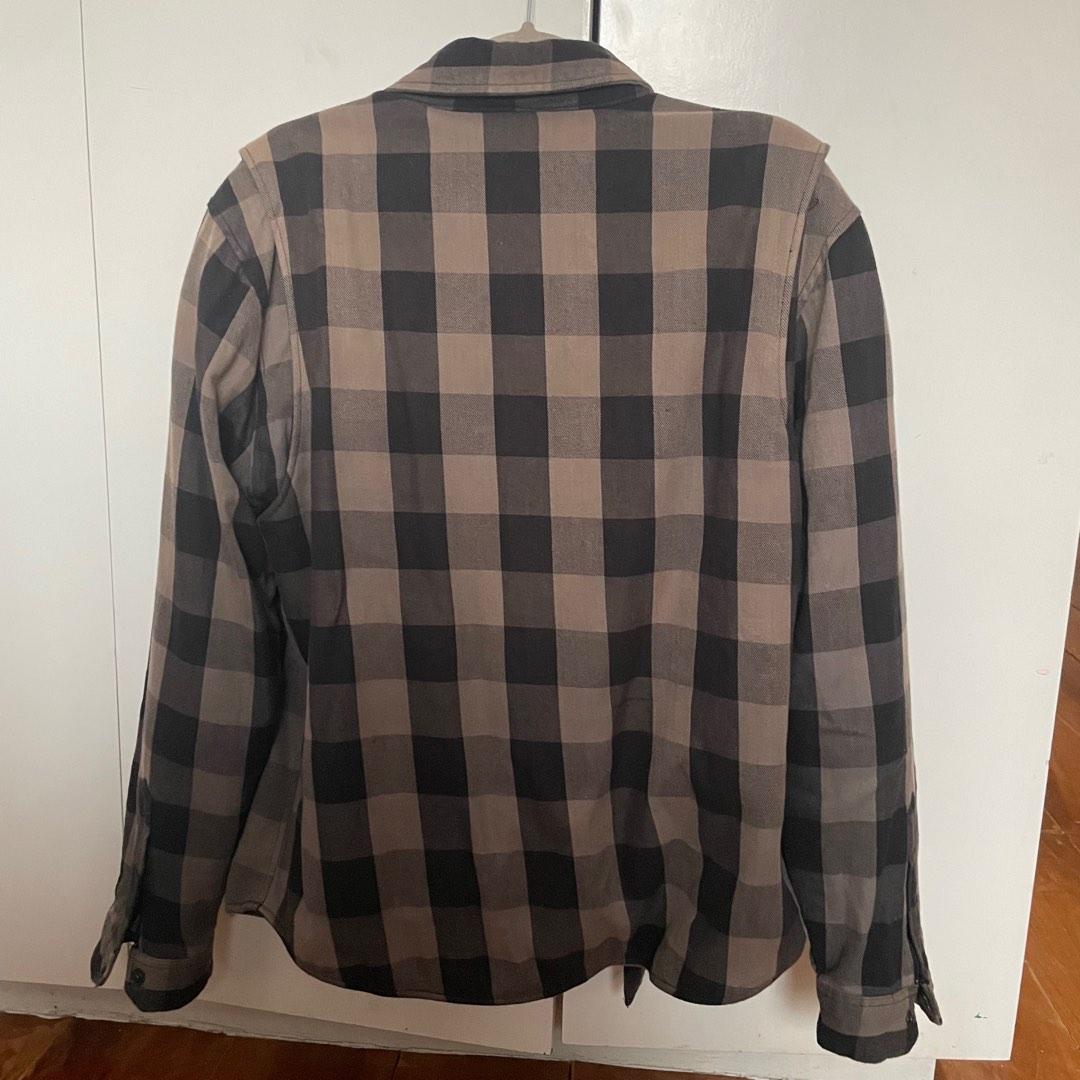 Classic Checkered Motorcycle Jacket, Men's Fashion, Coats, Jackets and ...