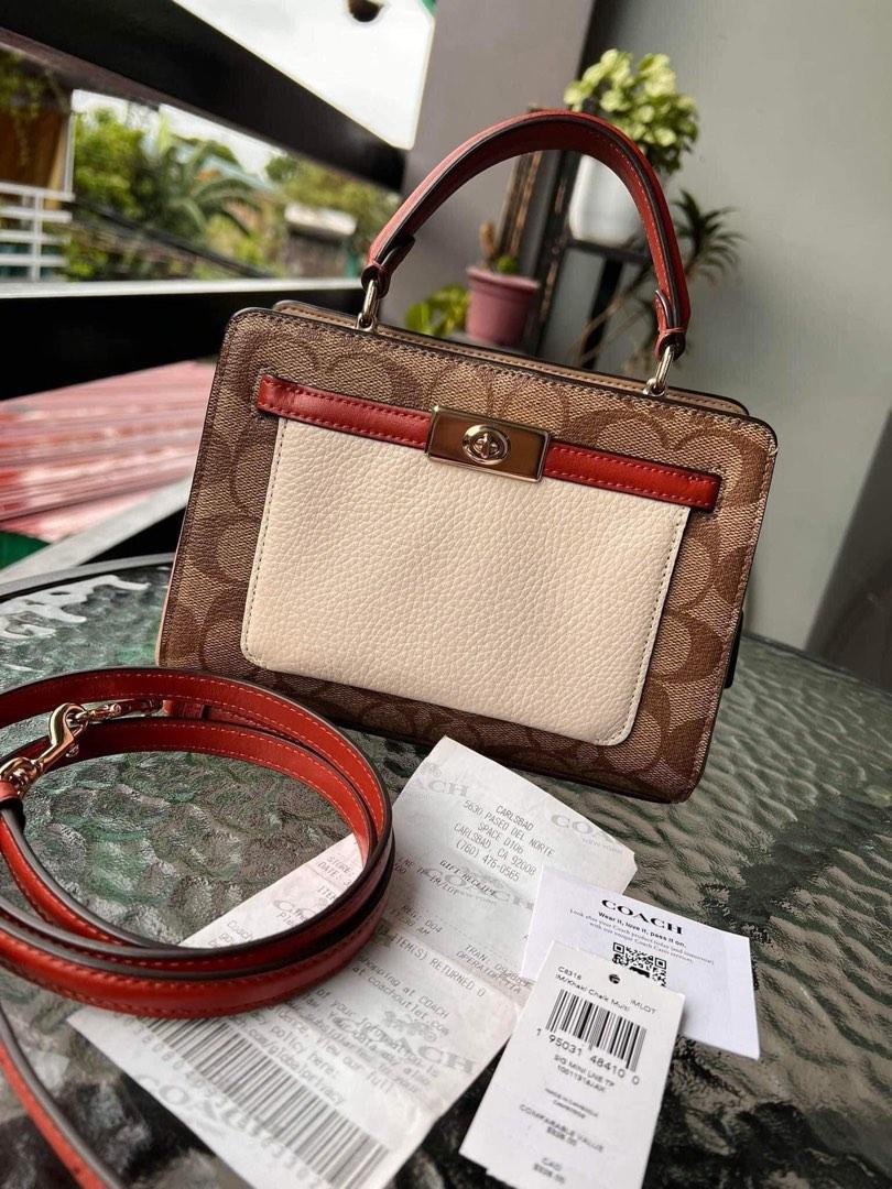 Coach Lane Carryall Top Handle Satchel in Colorblock signature canvas ...