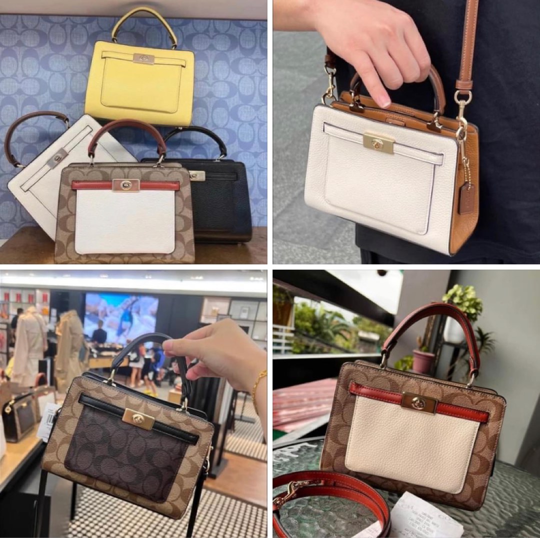 Coach Lane Carryall Top Handle Satchel in Colorblock signature canvas ...