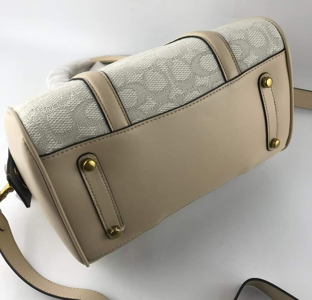 COACH RUBY 25 SIGNATURE LOGO JACQUARD SATCHEL BAG — P 3500 , Women's ...