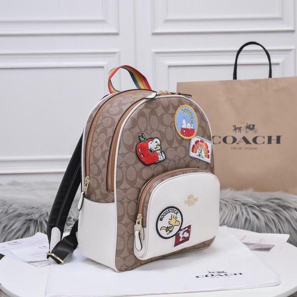 Coach x Peanuts Snoopy Backpack, Women's Fashion, Bags & Wallets ...