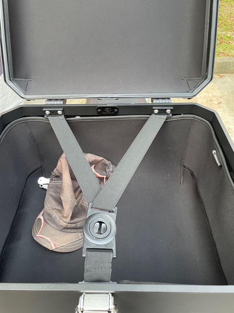 Coocase box with xmax rack, Motorcycles, Motorcycle Accessories on Carousell