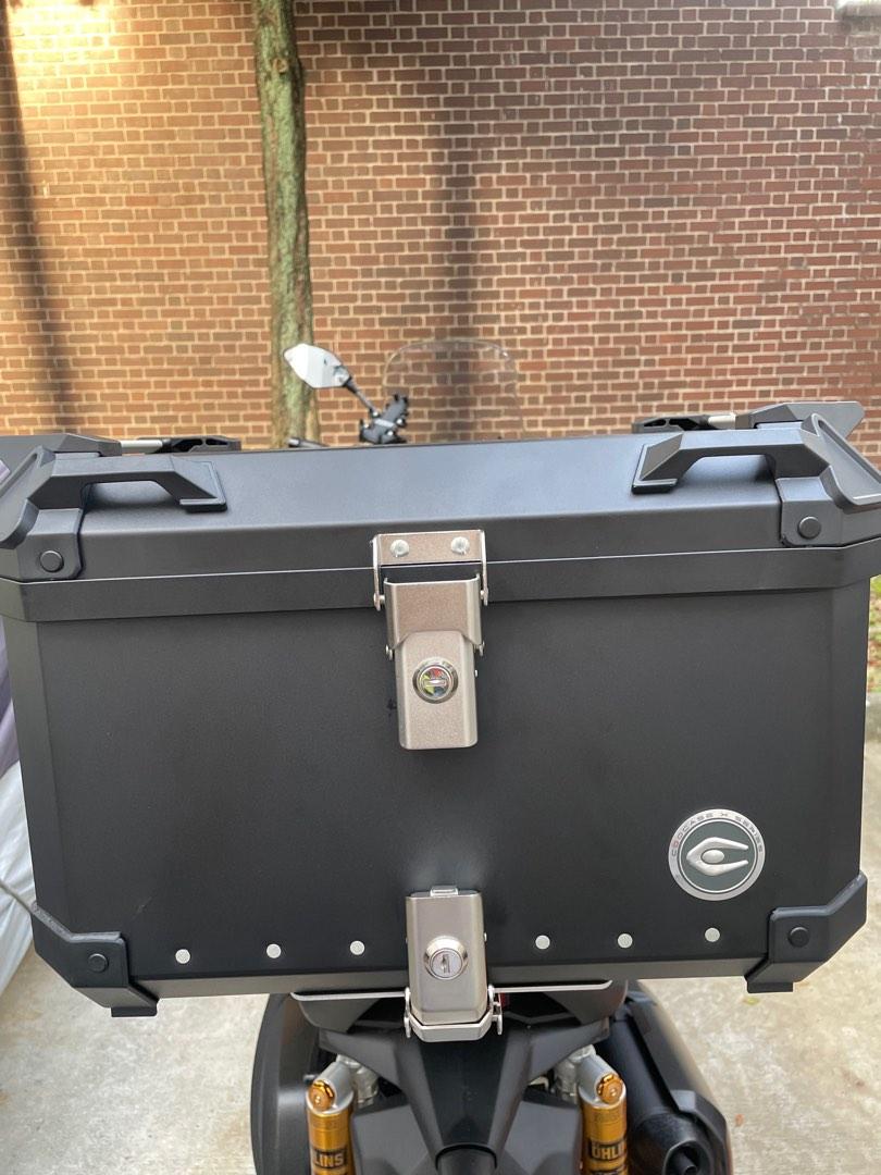 Coocase box with xmax rack, Motorcycles, Motorcycle Accessories on Carousell