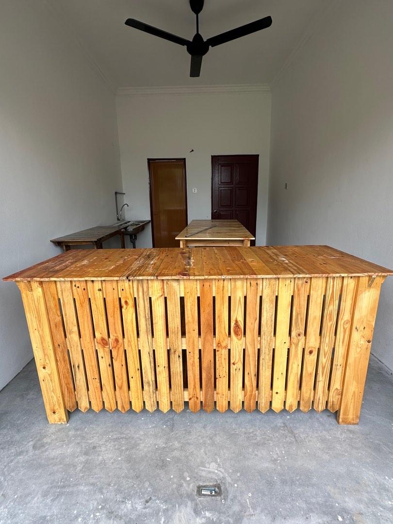 Custom Meja Kayu Pallet, Furniture & Home Living, Furniture, Tables ...