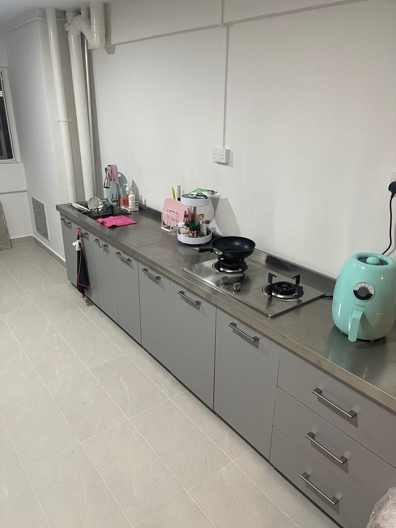 Customise stainless steel kitchen cabinet refer price list, Furniture ...