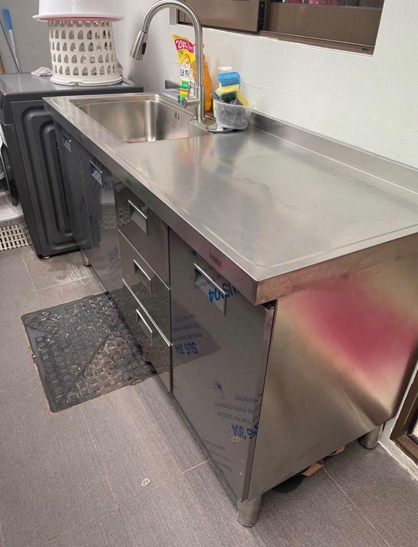 Customise stainless steel kitchen cabinet refer price list, Furniture ...