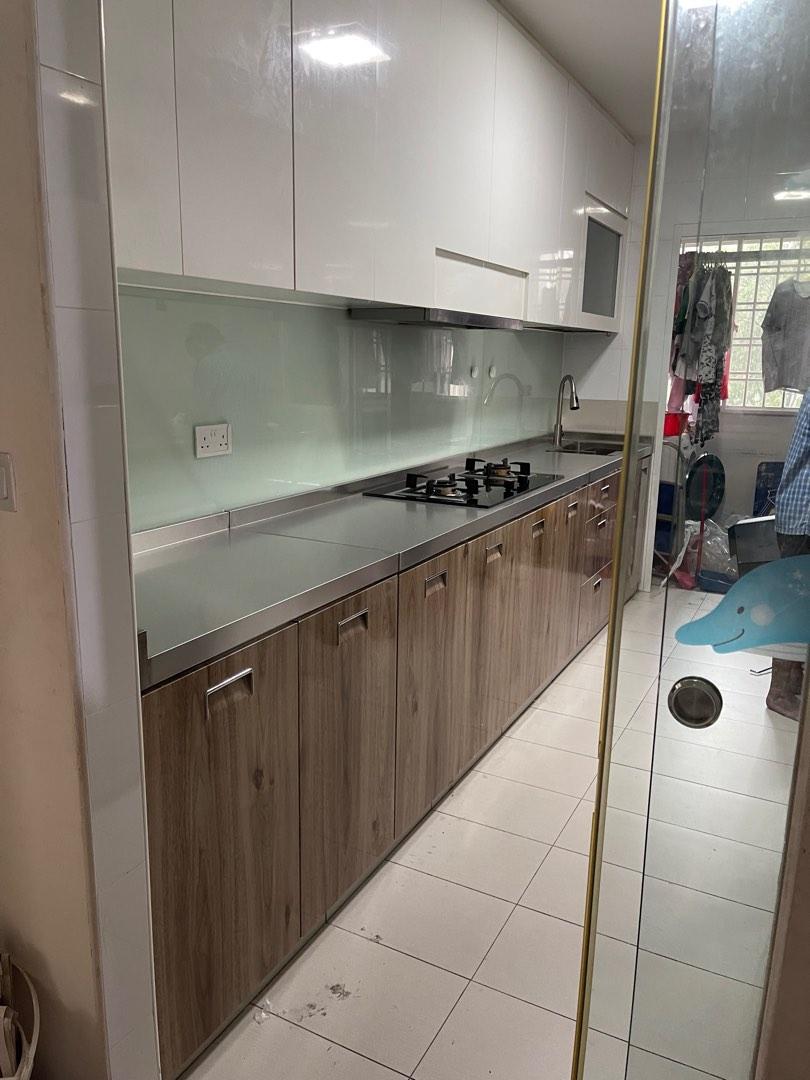 Customise stainless steel kitchen cabinet refer price list, Furniture ...