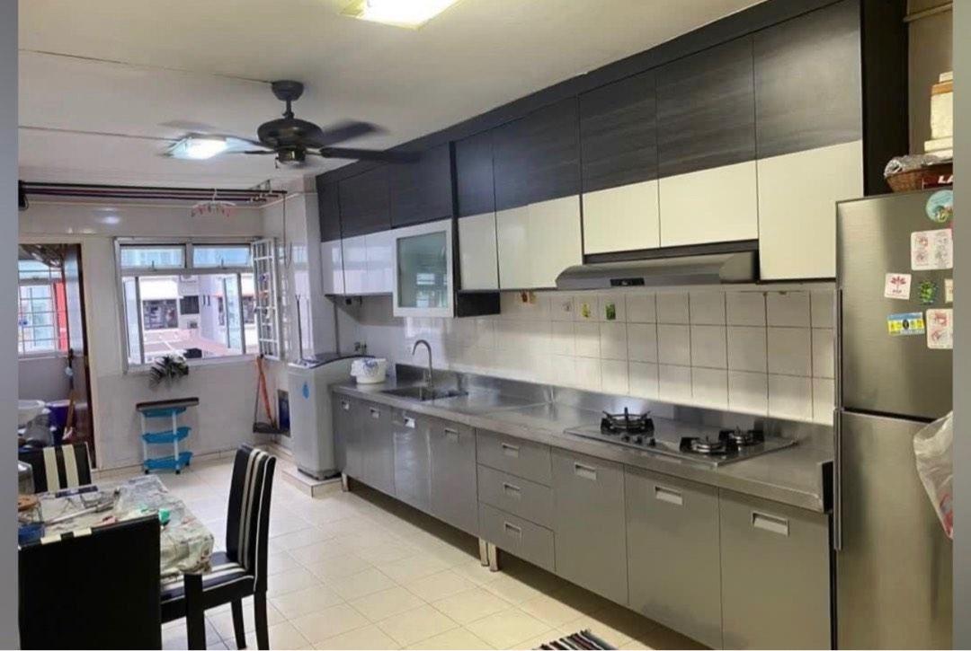 Customise stainless steel kitchen cabinet refer price list, Furniture ...