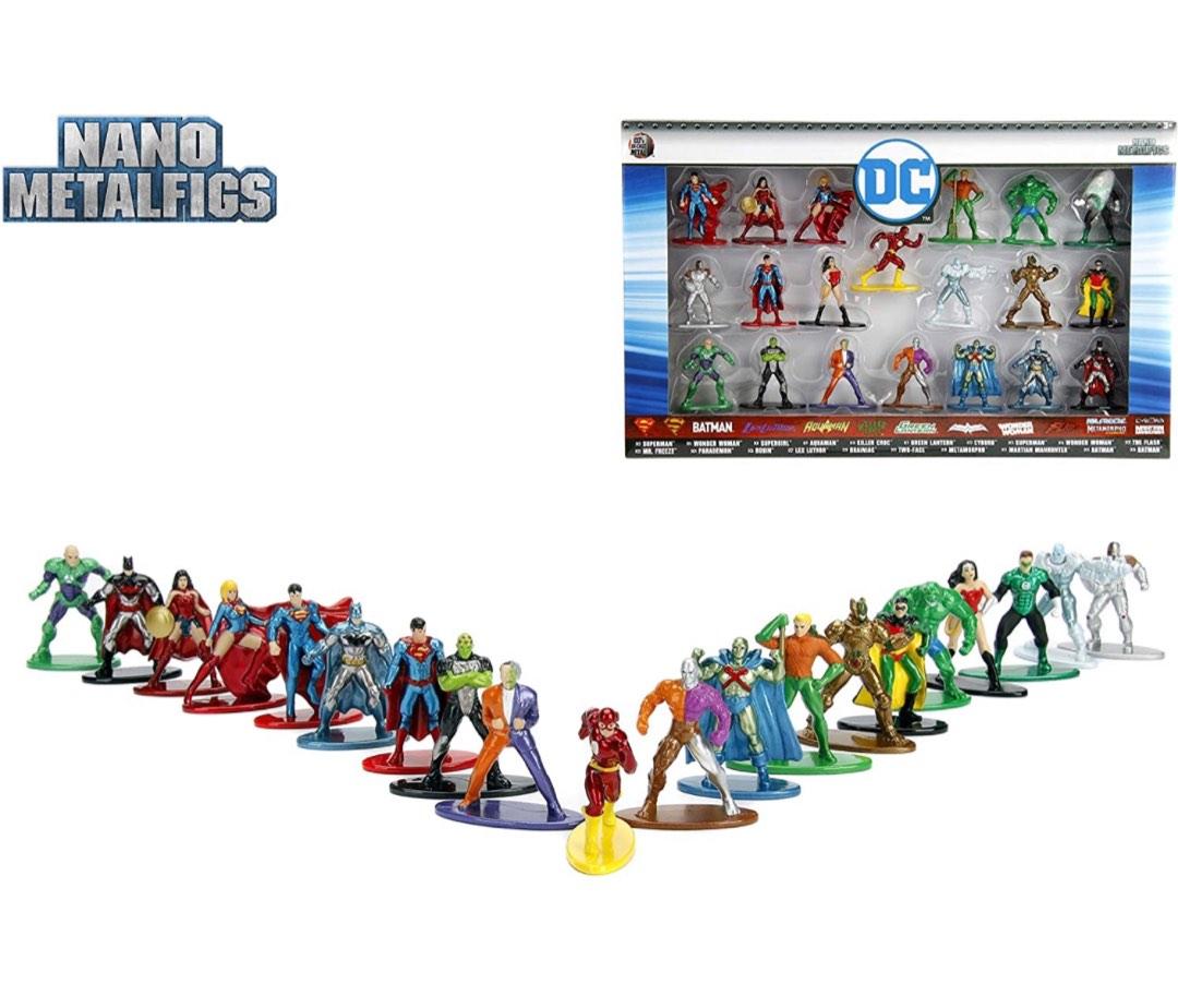 DC Comics Jada Nano Metalfigs 20 Pack Wave 1 Die Cast Figure, Hobbies ...