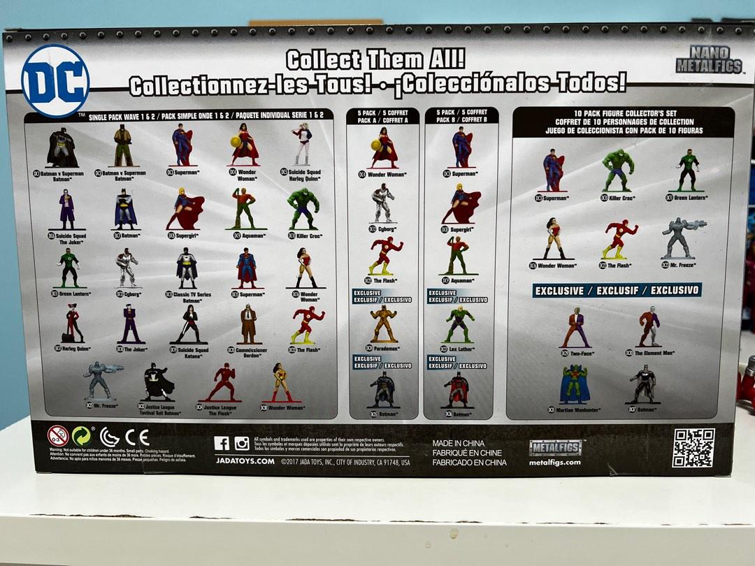 DC Comics Jada Nano Metalfigs 20 Pack Wave 1 Die Cast Figure, Hobbies ...