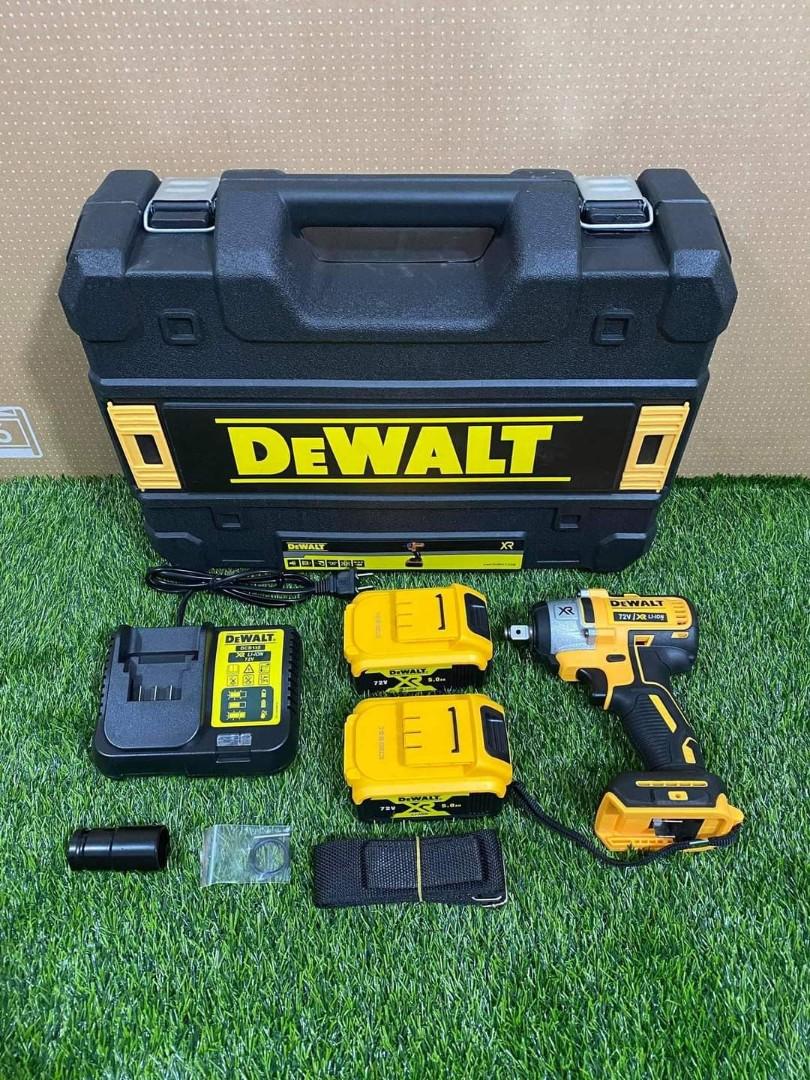 DEWALT IMPACT WRENCH 72V, Commercial & Industrial, Construction Tools ...