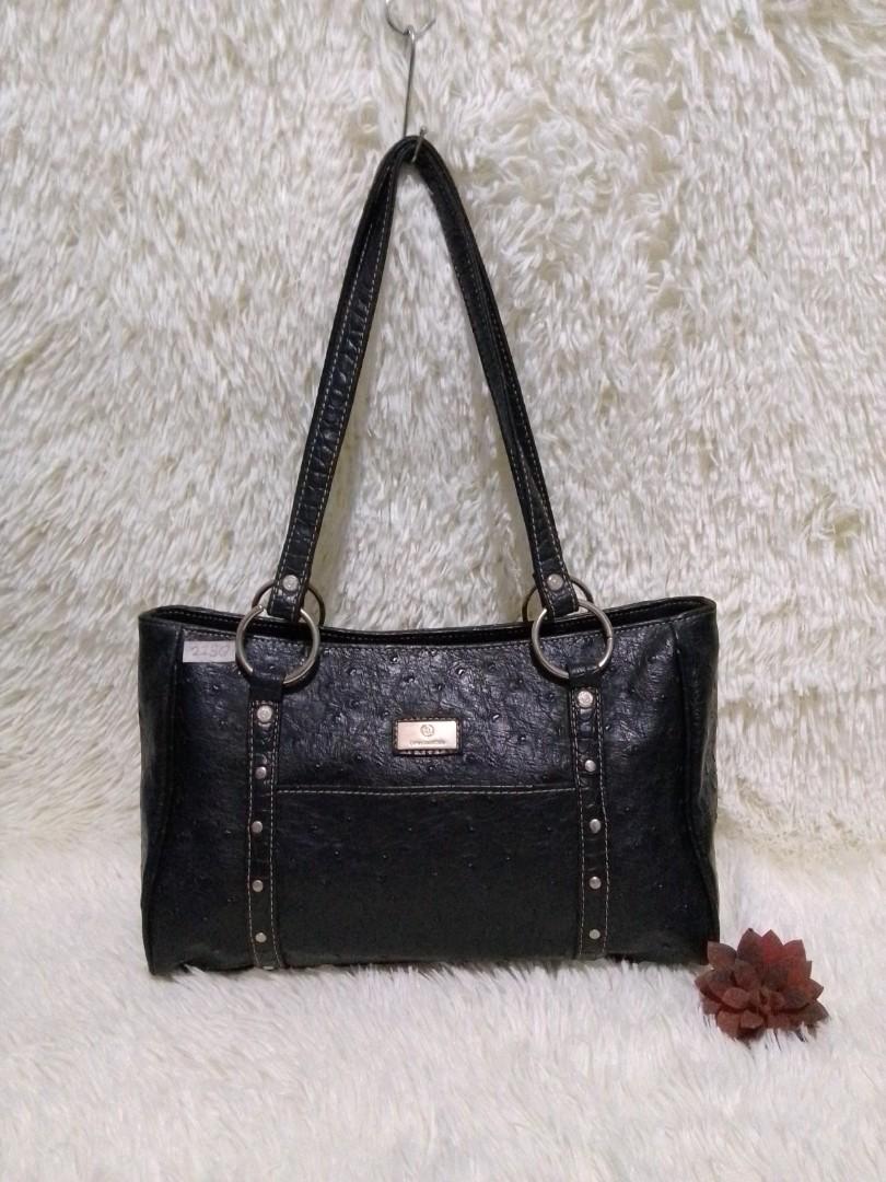 Dima Borsa collection ostrich shoulder bag, Women's Fashion, Bags ...