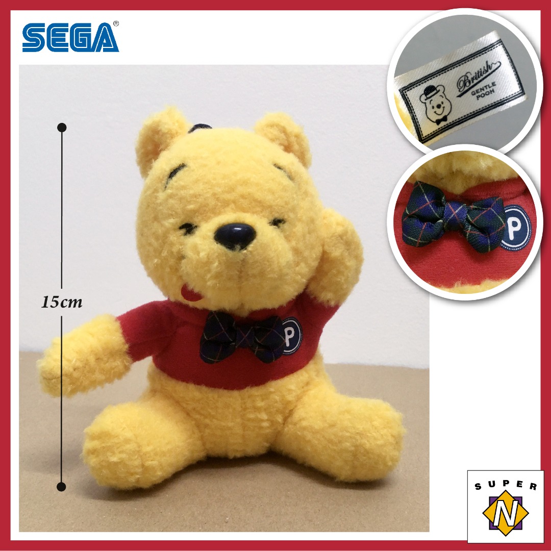 Disney - British Gentle Pooh series - Pooh in Blue Checkered Bow Tie ...