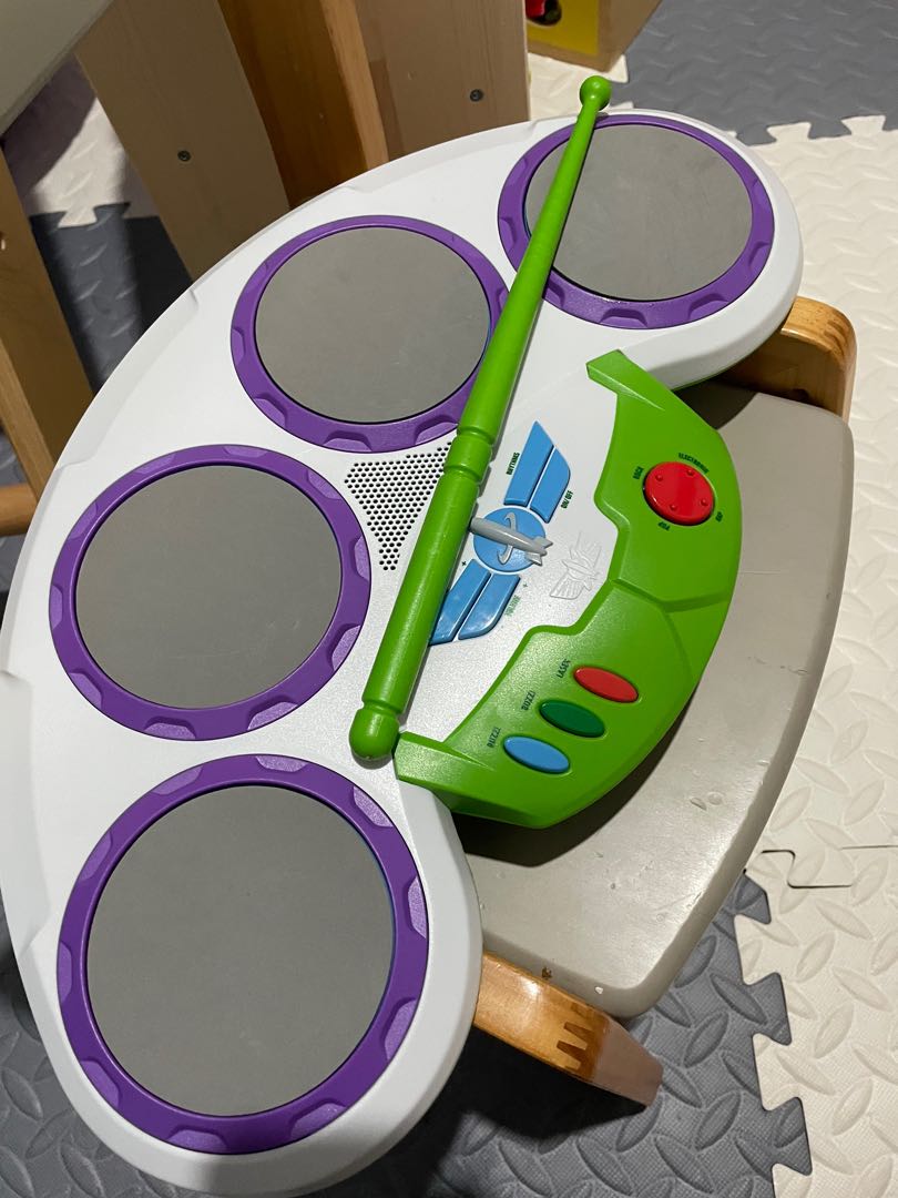 Disney Buzz toy drum, Babies & Kids, Infant Playtime on Carousell
