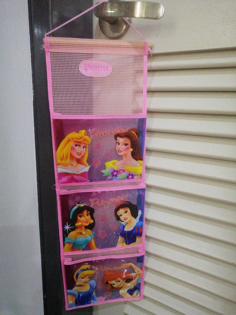 Disney Princess Hanging Wall Organiser, Furniture & Home Living, Home ...