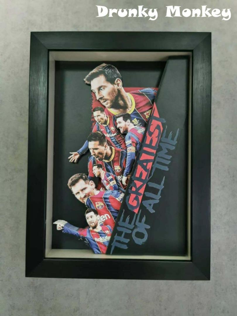 Drunky Monkey - Lionel Messi Frame, Hobbies & Toys, Toys & Games on ...