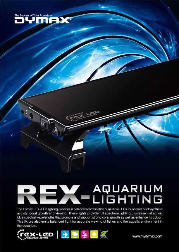 Dymax REX LED Lighting for 45-50CM REEF, Pet Supplies, Homes & Other Pet Accessories on Carousell