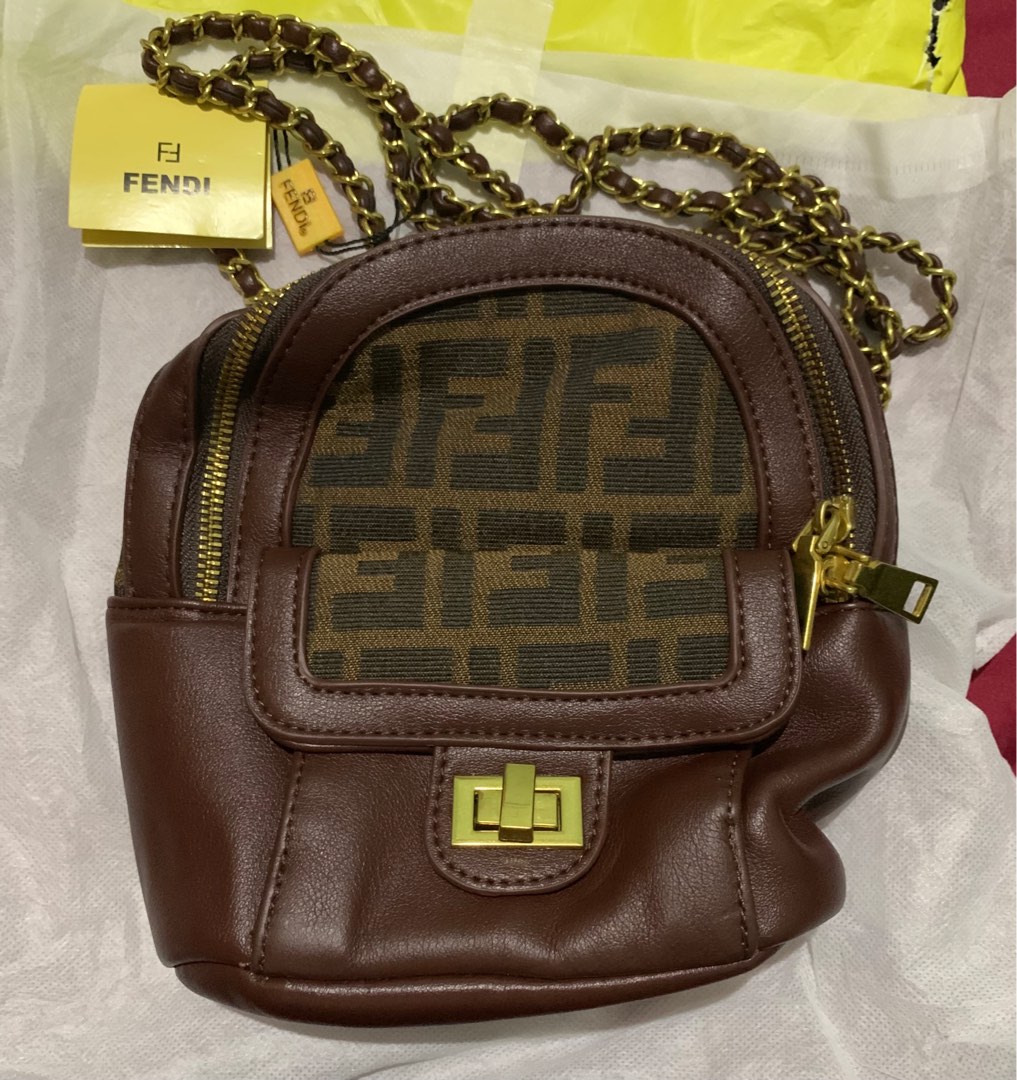Fendi Mini Backpack, Luxury, Bags & Wallets on Carousell