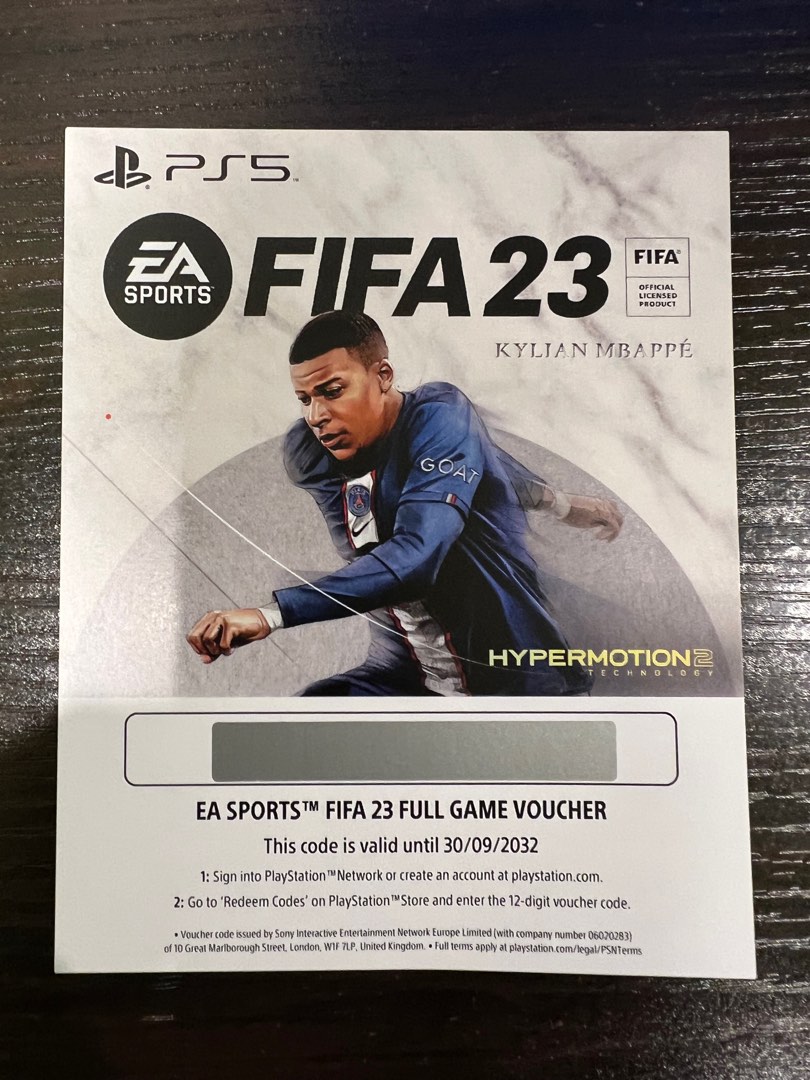 FIFA23 Digital Copy (full game voucher), Video Gaming, Video Games, PlayStation on Carousell