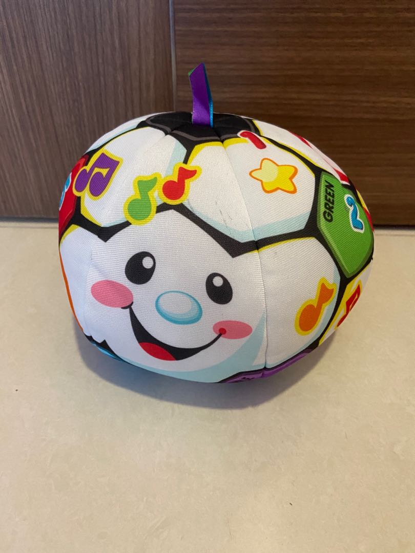 Fisher Price laugh & learn singing soccer ball, Babies & Kids, Infant ...