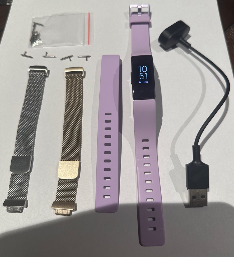Fitbit Inspire HR (Original) with Metal Straps, Mobile Phones & Gadgets ...