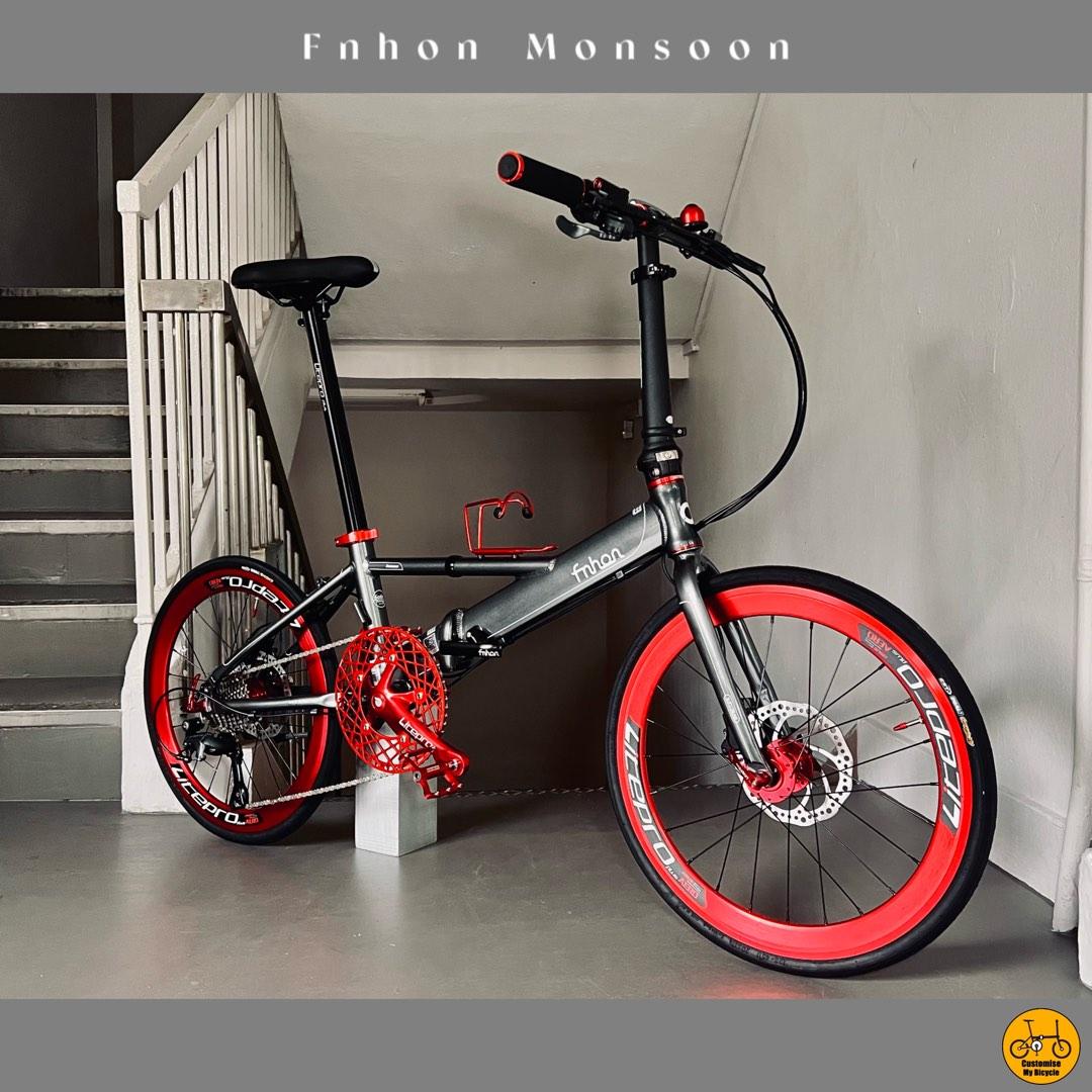 Fnhon Monsoon 22” • 10 Speeds Shimano Tiagra • Litepro Aero Wheelset ...