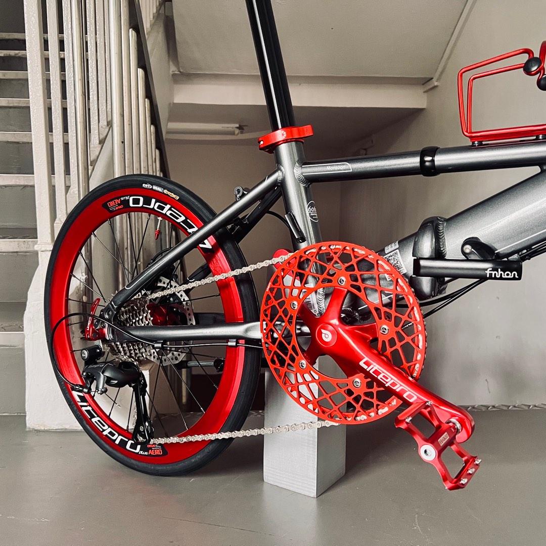 Fnhon Monsoon 22” • 10 Speeds Shimano Tiagra • Litepro Aero Wheelset ...