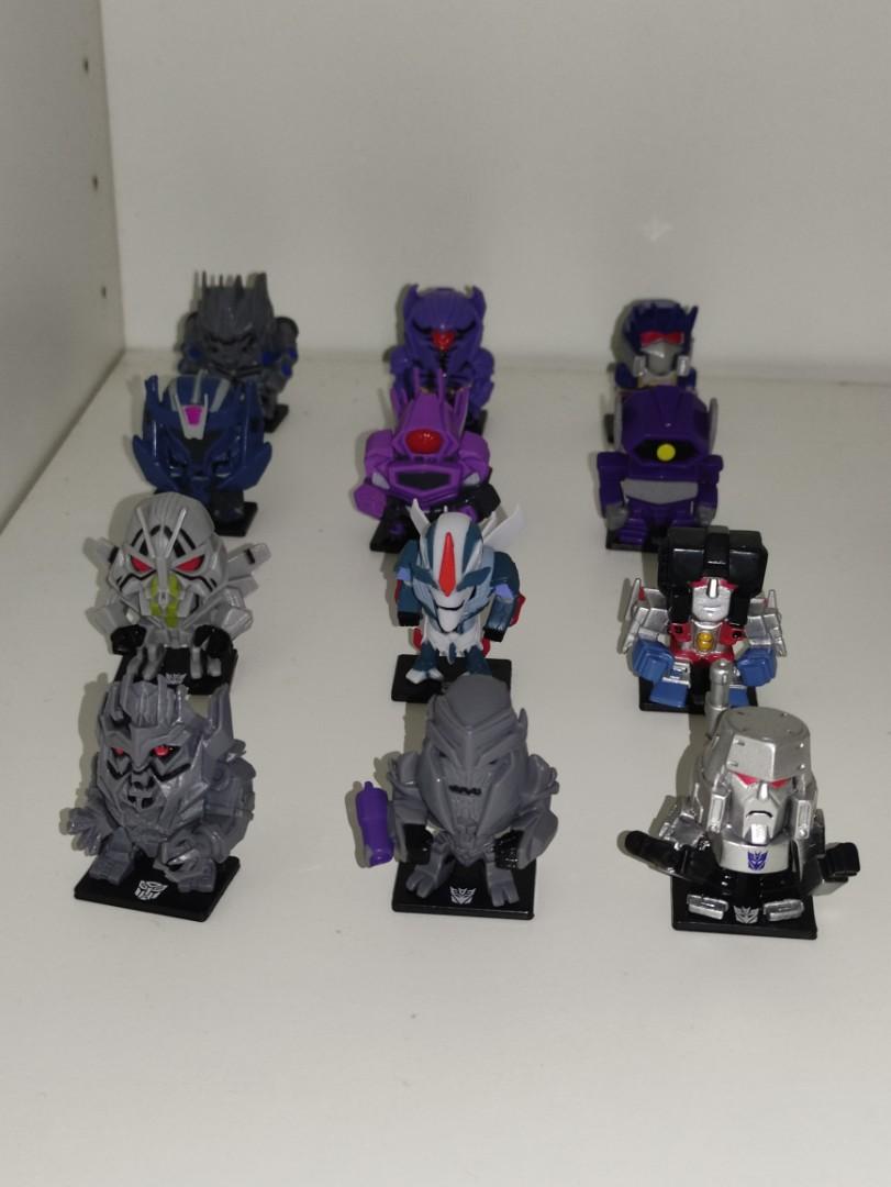 Free Mailing Transformers Mini Figures Optimus Prime Megatron Bumblebee ...