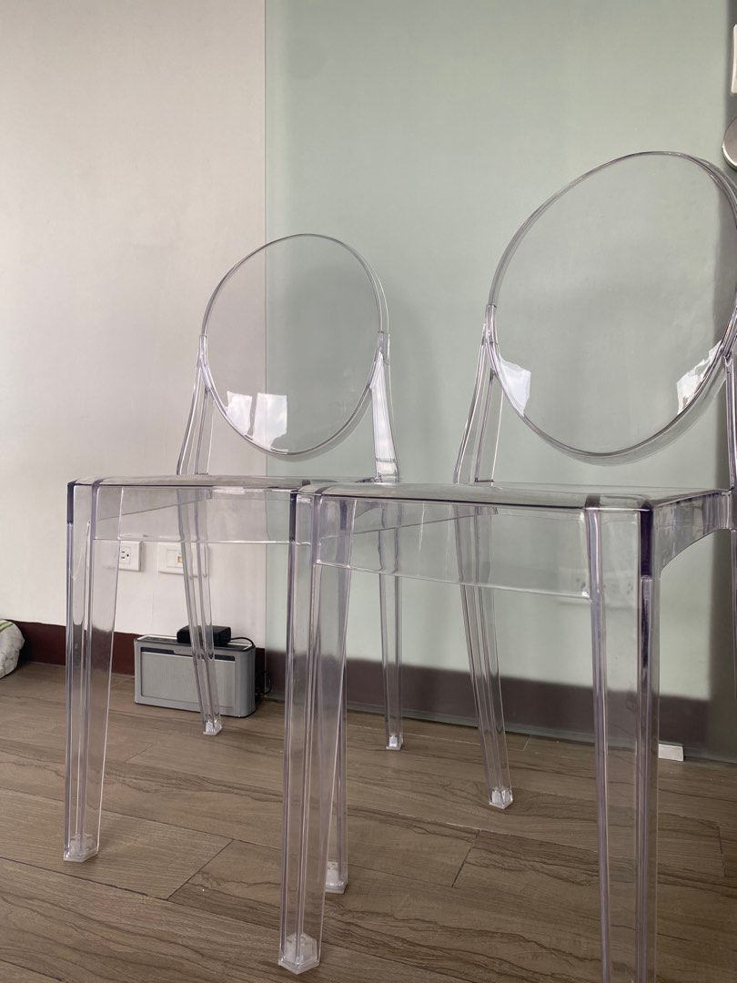 Furniture Source (Ikea) Ghost Chair Set (of 4), Furniture & Home Living ...