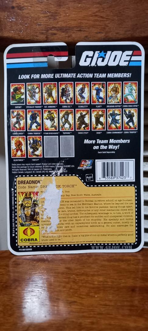 GI Joe 25th Anniversary 3.75 series Wraith, Cobra Para-Viper and ...